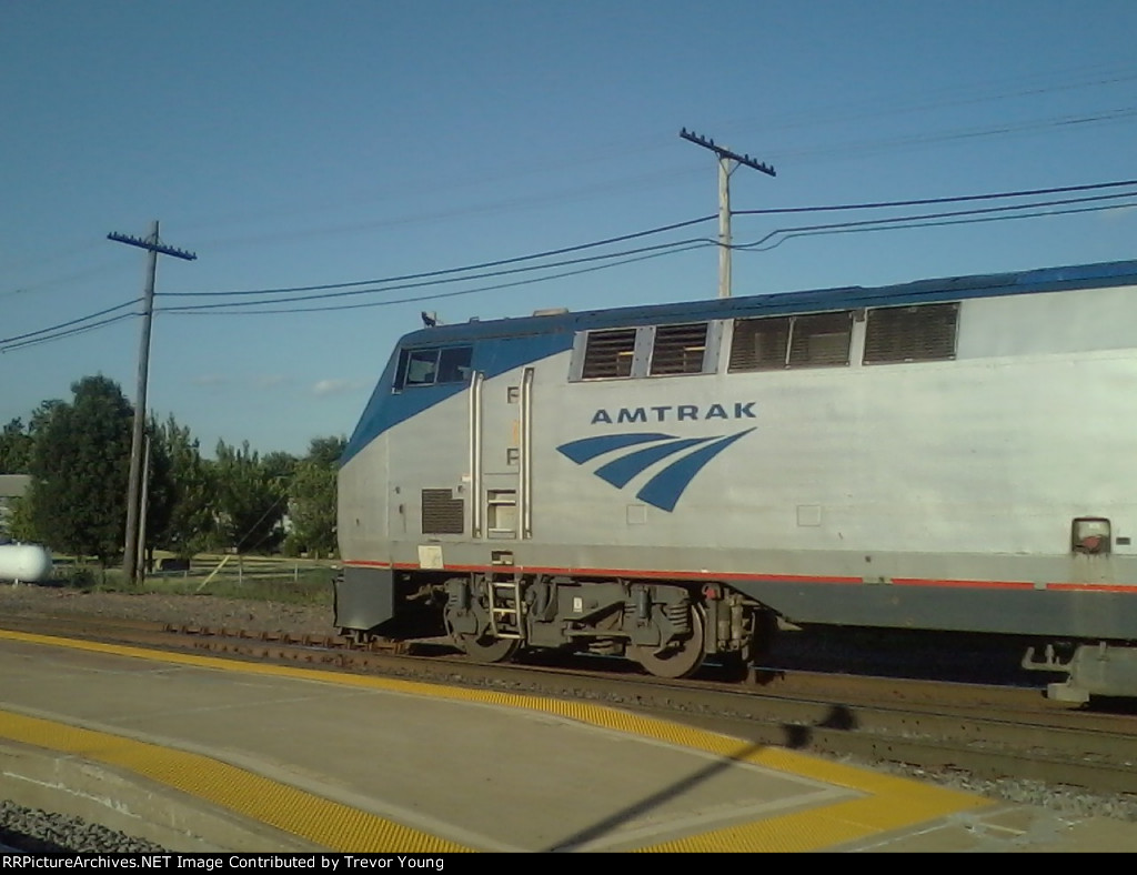 Amtrak 166 at Galesburg Railroad Days 2012